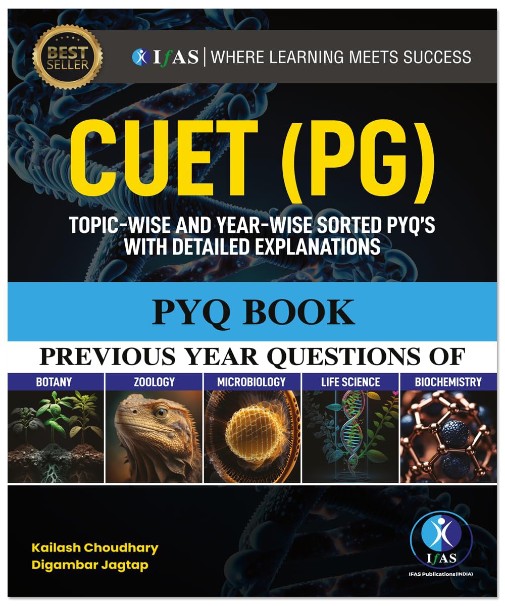 CUET PG PYQ Book 2026 – MSc Biotechnology